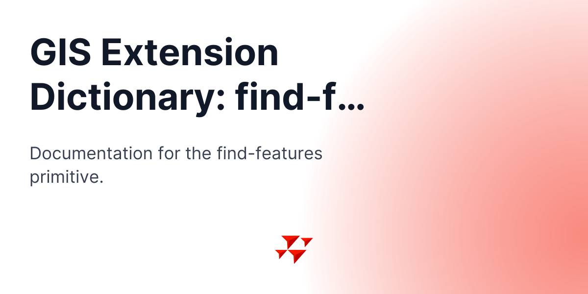 GIS Extension Dictionary: find-features - NetLogo 7.0.3 User Manual